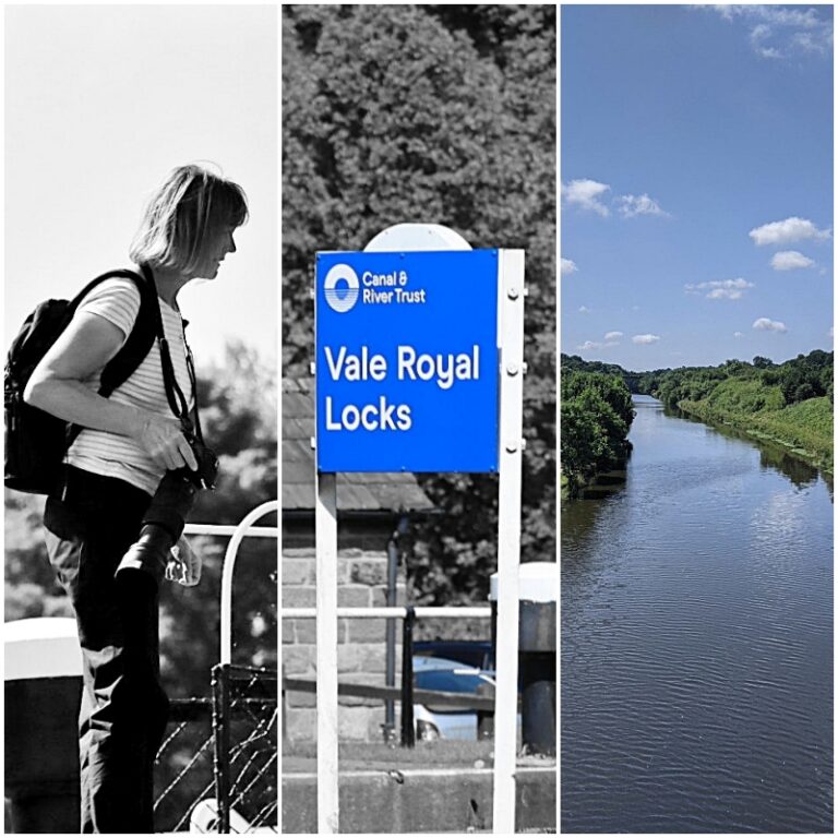 Wandering along the River Weaver and a visit to Vale Royal locks ...